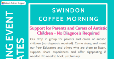 The Chalet School - Bristol Autism Support - Coffee Morning in Swindon